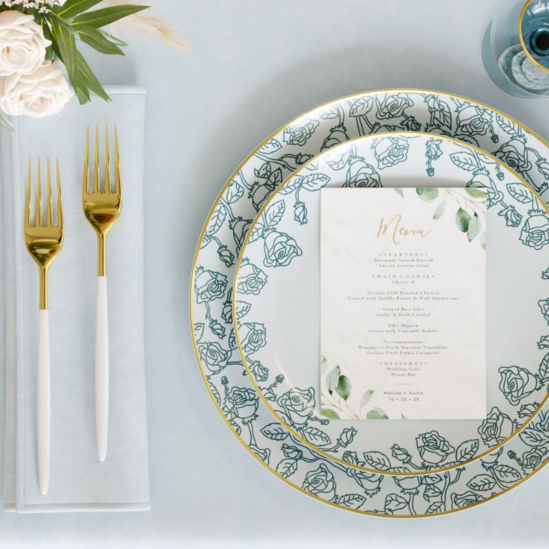 Wedding Plastic Plates