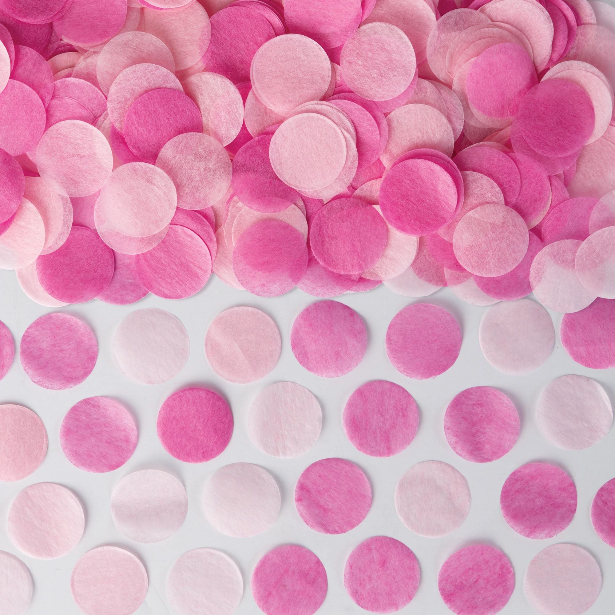 Round Tissue Confetti Table Scatter, Pink, 0.8-oz | Yom Tov Settings