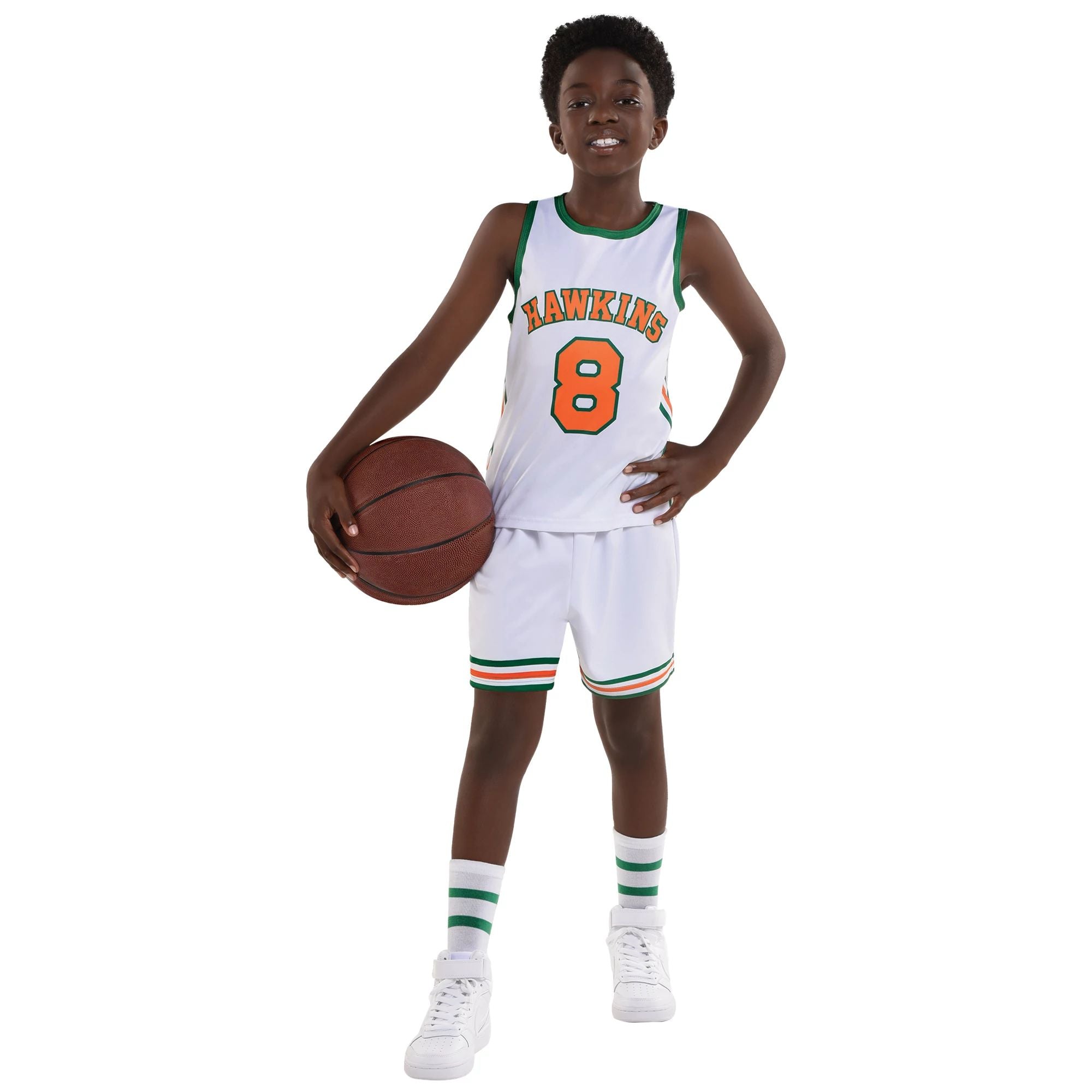 Child Stranger Things 4: Lucas Basketball Uniform | Yom Tov Settings