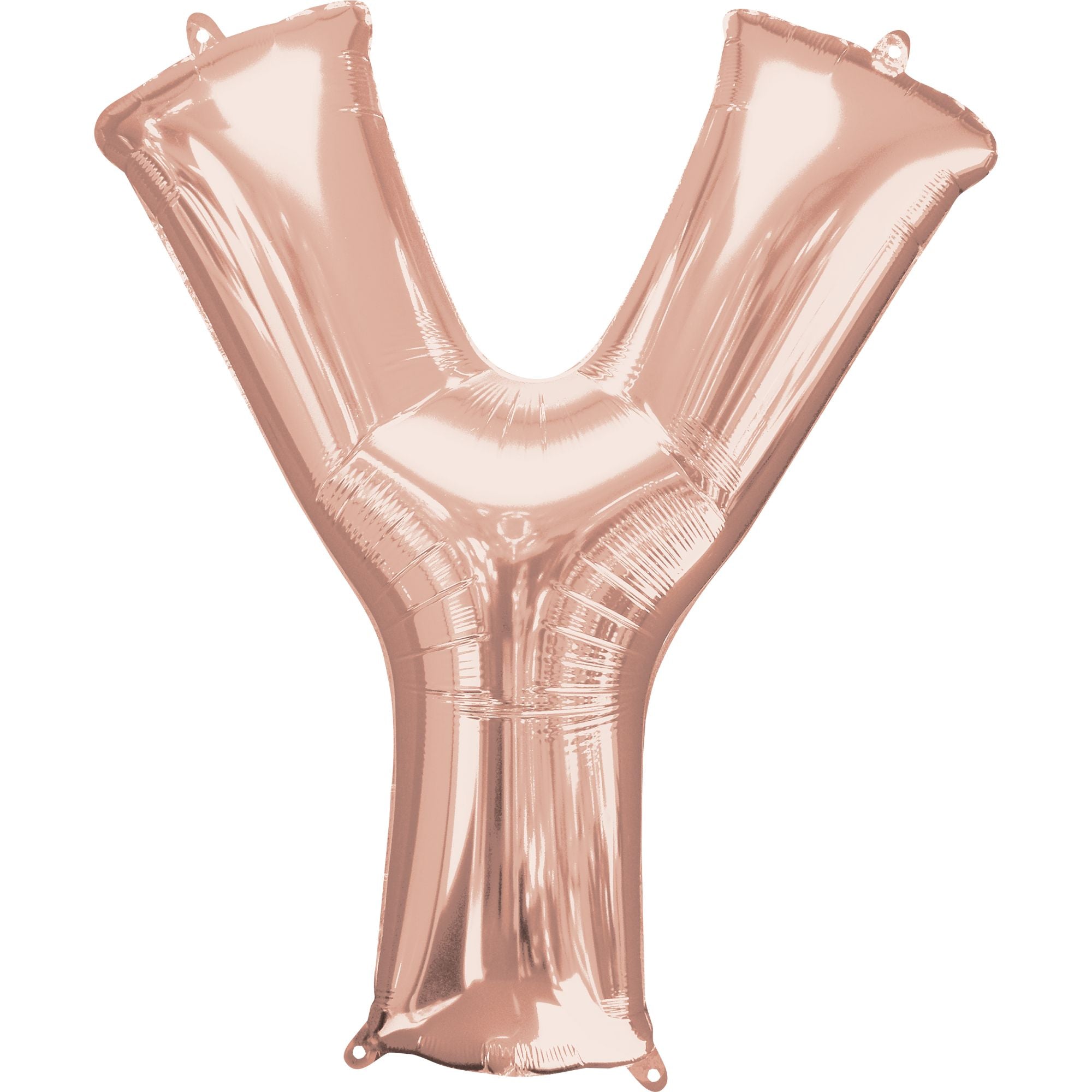 Rose Gold Foil Letter Y Balloon | Yom Tov Settings