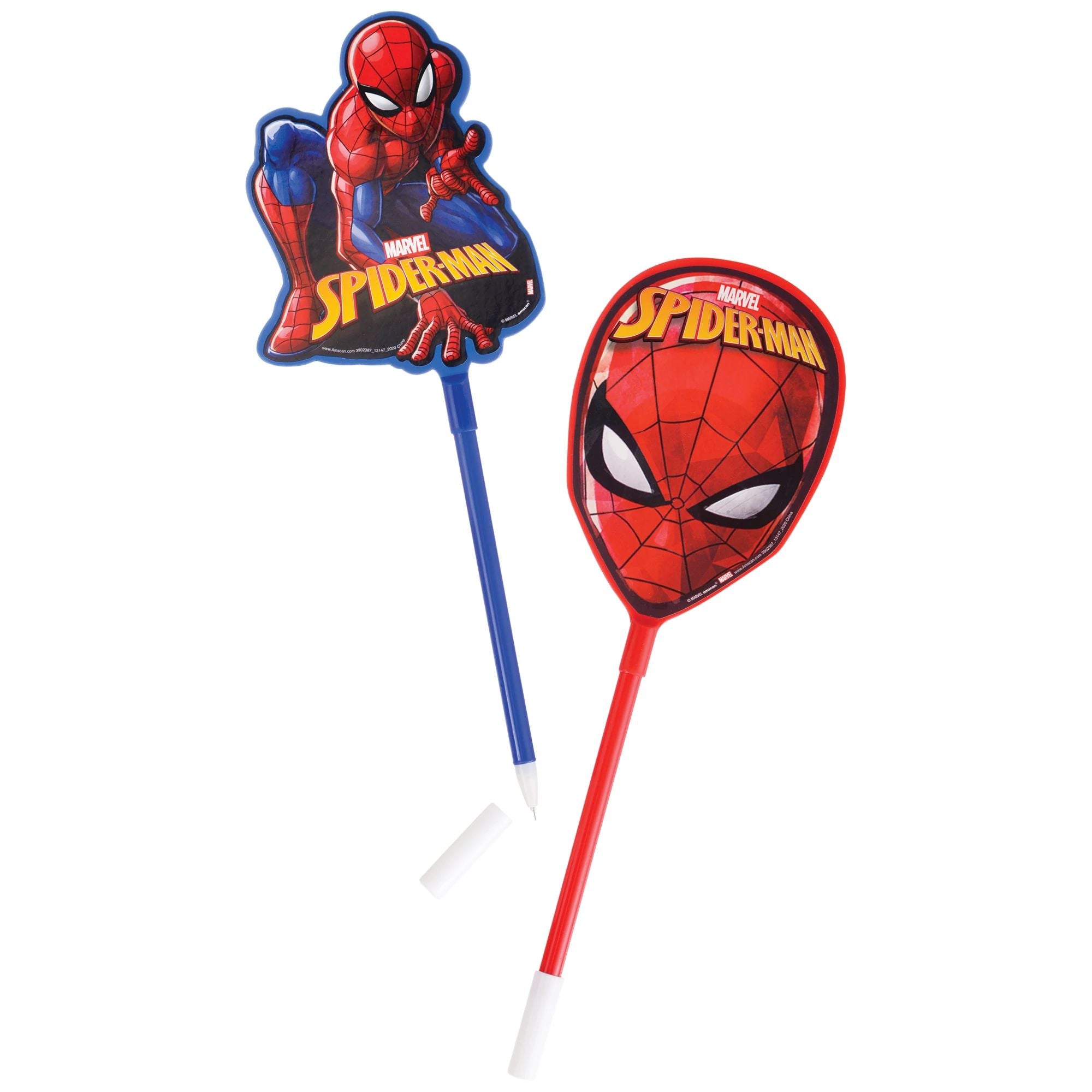 Marvel Spider-Man Writing Pens, Red/Blue, 8-ct - Case of 48 | Yom Tov ...