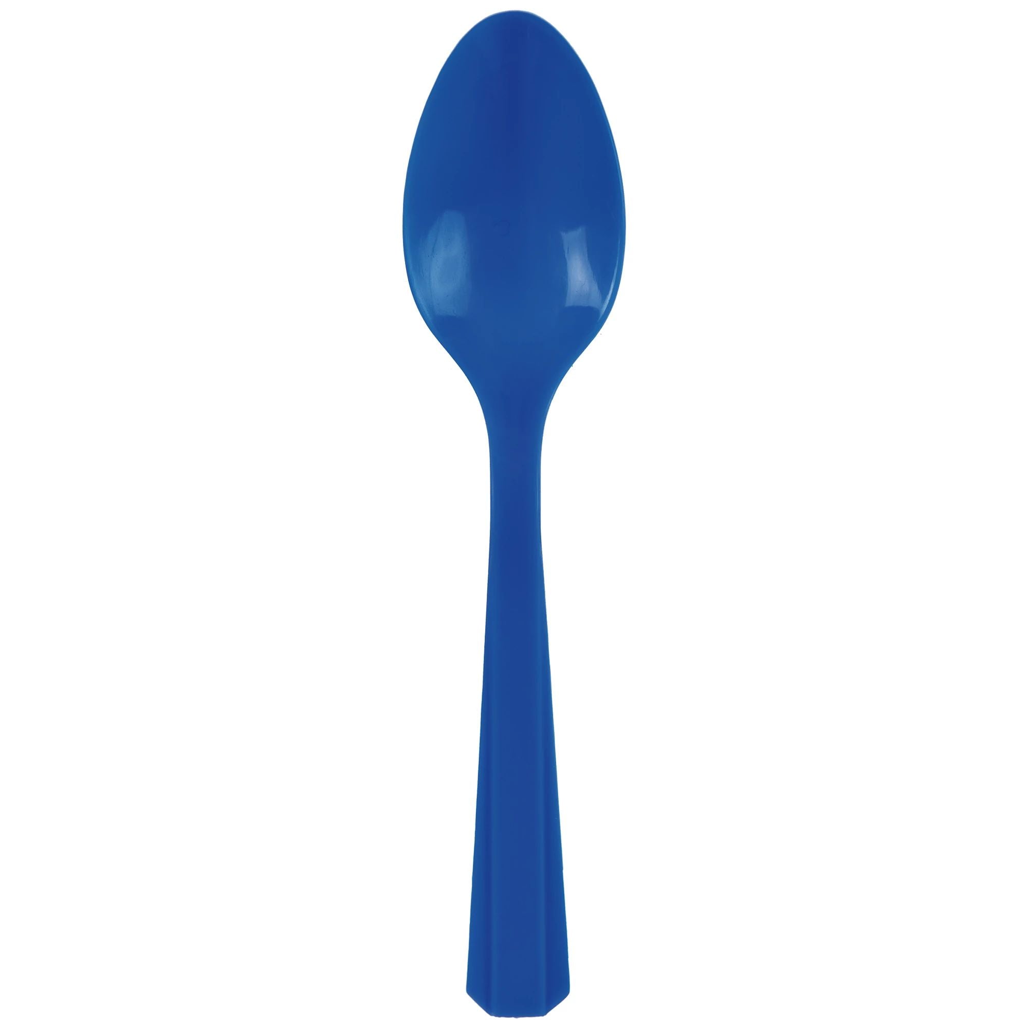 Bright Royal Blue Plastic Spoons, 20-ct - Pack of 5 | Yom Tov Settings