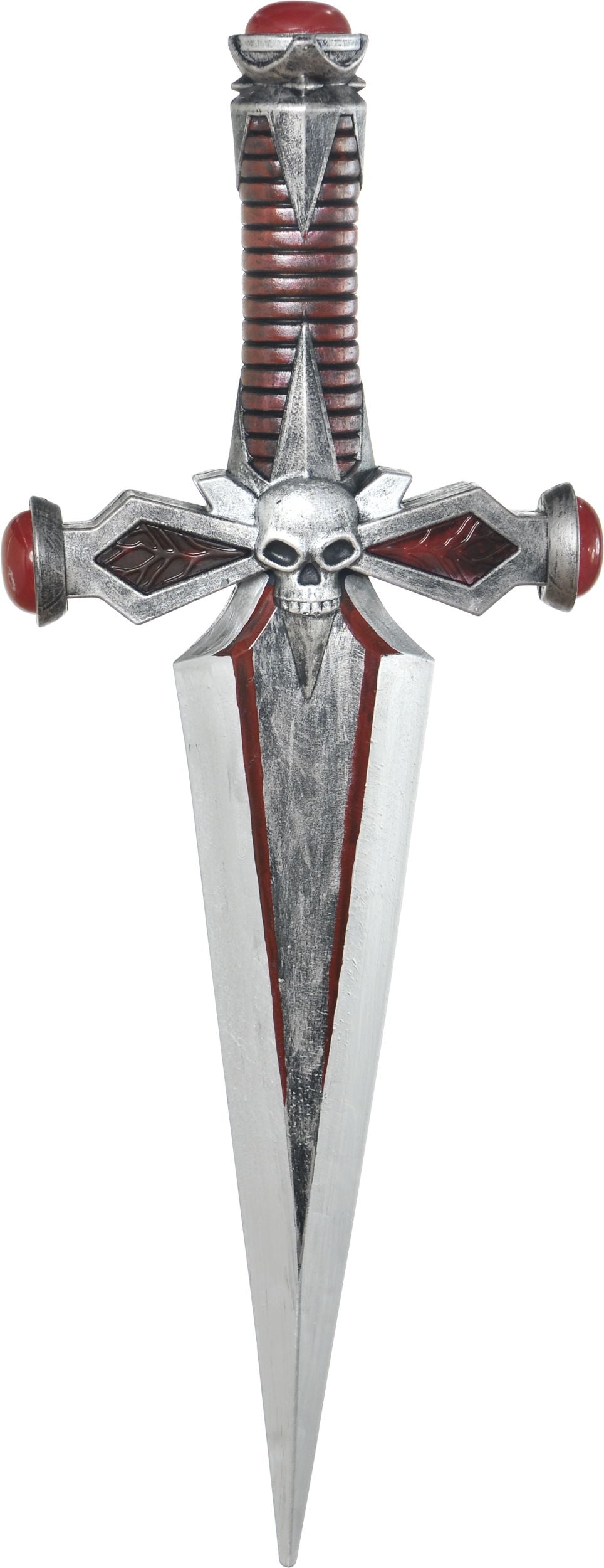 Dagger Weapon, Silver/Red, 16-in, Wearable Costume Prop - Pack of 6 ...